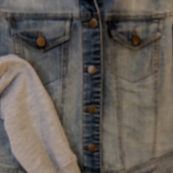 Fire Los Angeles | Jackets & Coats | Fire La Jean Jacket Hoodie Combo ...